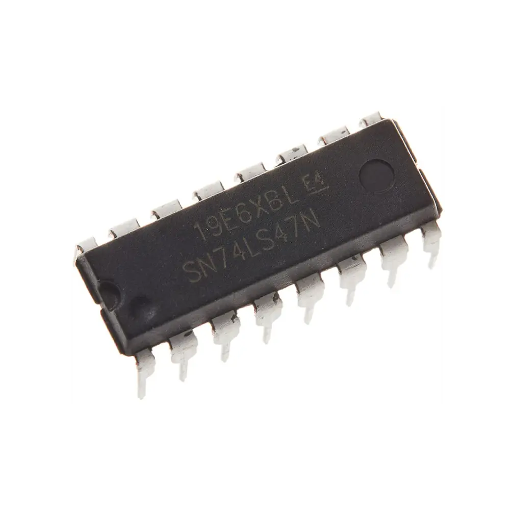 74ls47 7447 decodificador para display 7 segmentos ánodo común