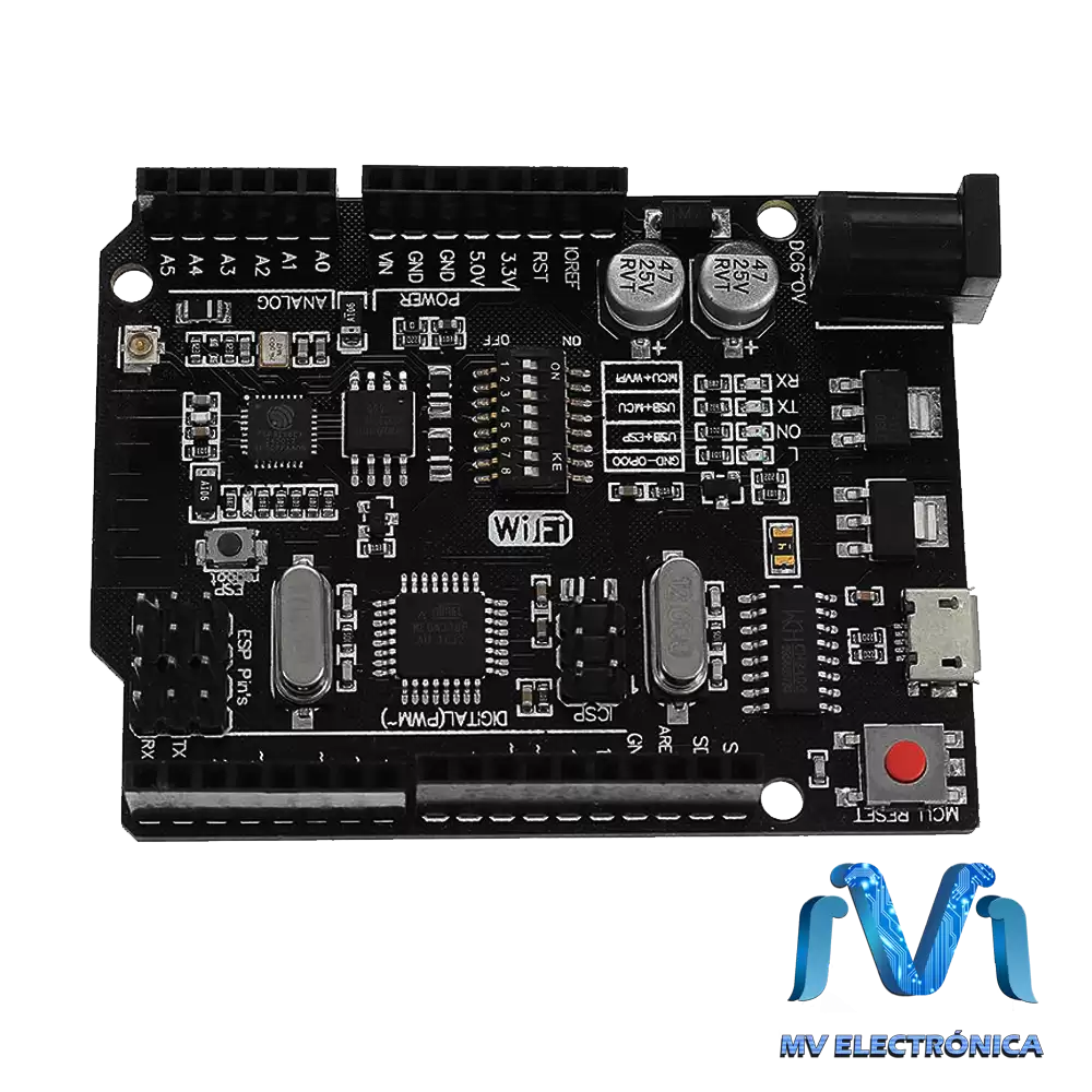 Arduino uno wifi r3 atmega328 + esp8266 ch340g 8mb