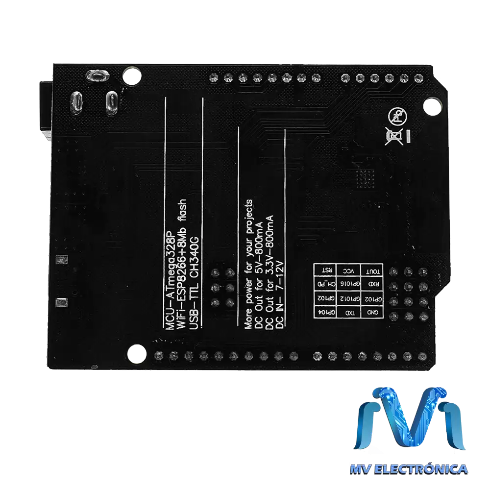 Arduino uno wifi r3 atmega328 + esp8266 ch340g 8mb