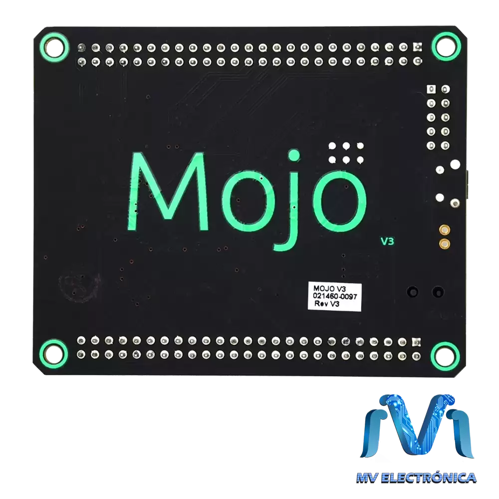 Tarjeta de desarrollo fpga spartan-6 xc6slx9 mojo v3
