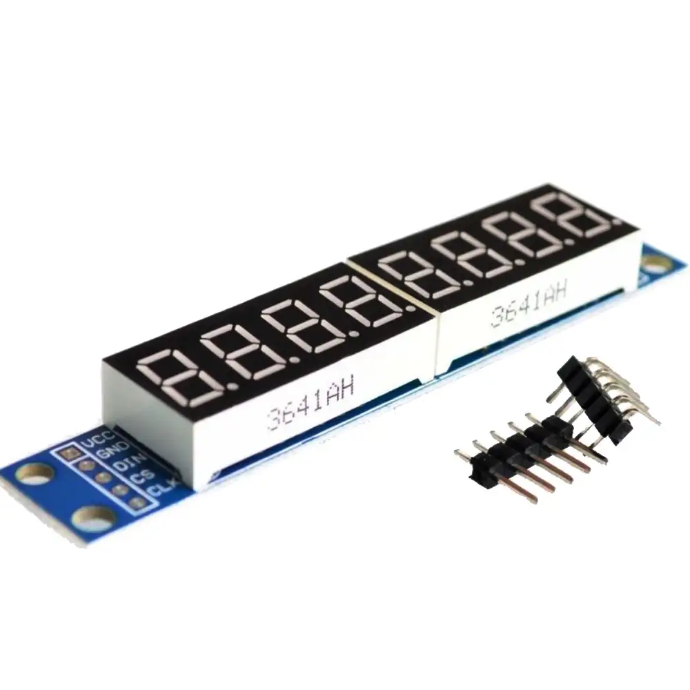 Modulo display de 7 segmentos 8 digitos con driver max7219