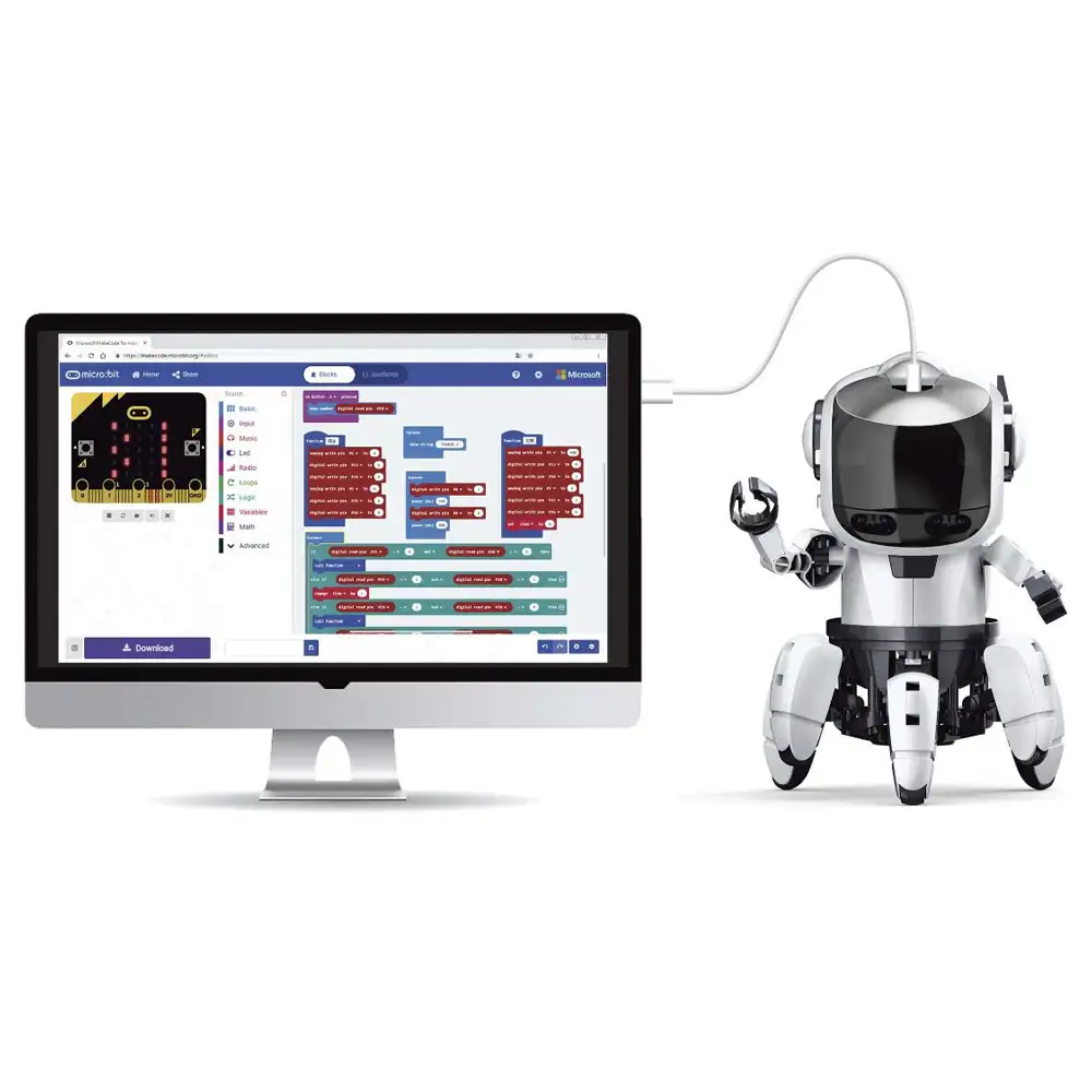 Robot microbit para aprender a programar con makecode explora sigue ...