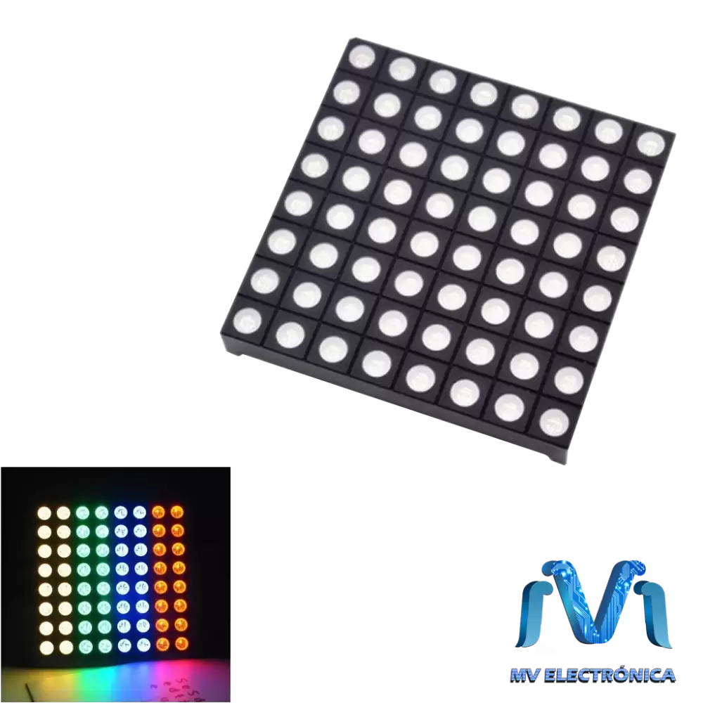 Matriz led rgb 8x8