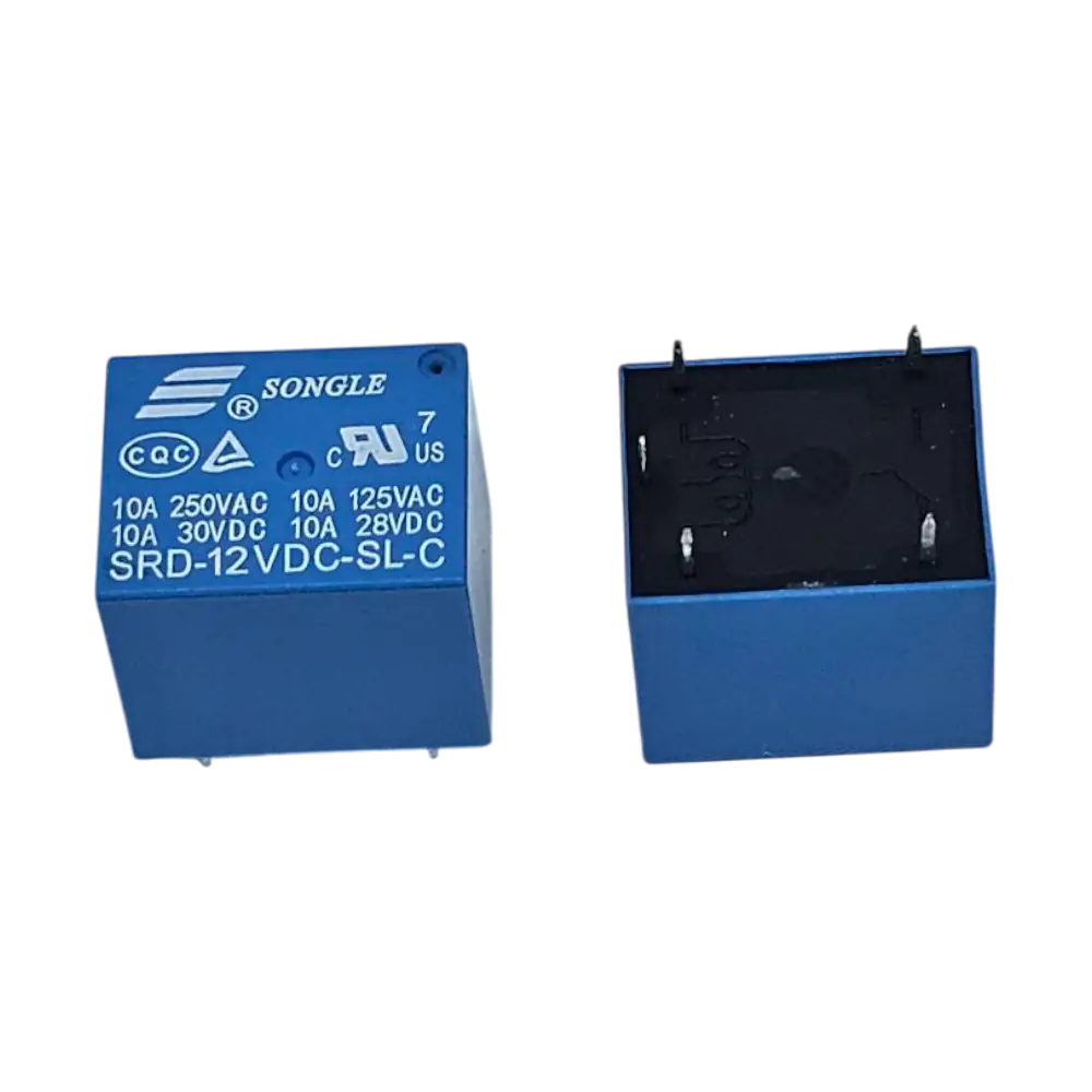 Relevador relay de 12v 10a songle 5 pines original