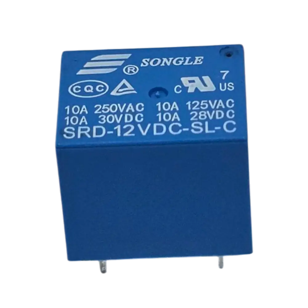 Relevador relay de 12v 10a songle 5 pines original