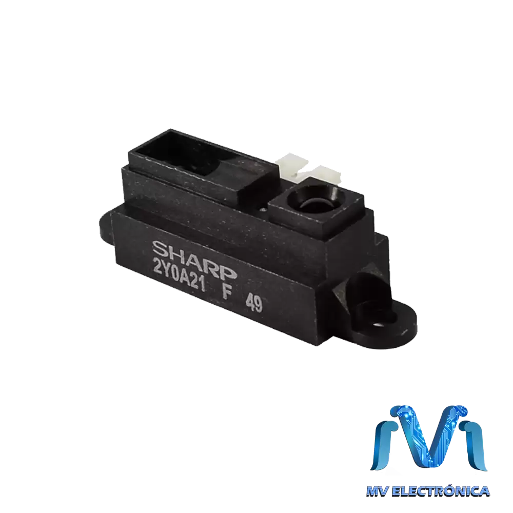 Sensor sharp medidor de distancia infrarrojo de 10-80cm 2y0a21